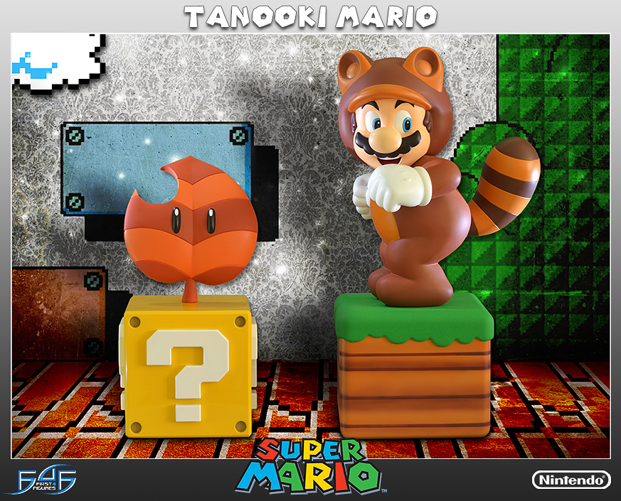 New Limited Edition Tanooki Suit Mario Statue Available | My Nintendo News