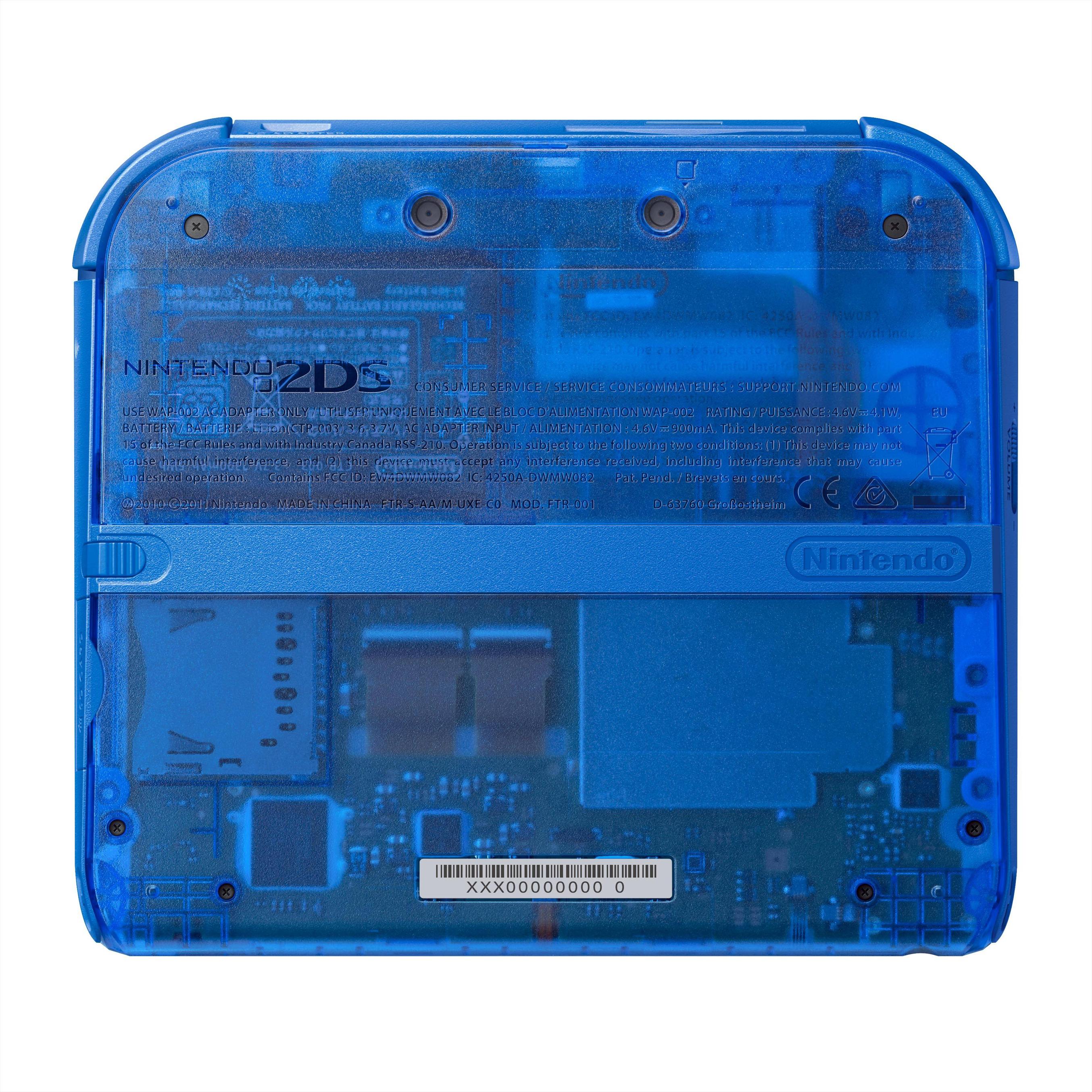 Here’s A Closer Look At The Red & Blue Transparent 2DS - My Nintendo News