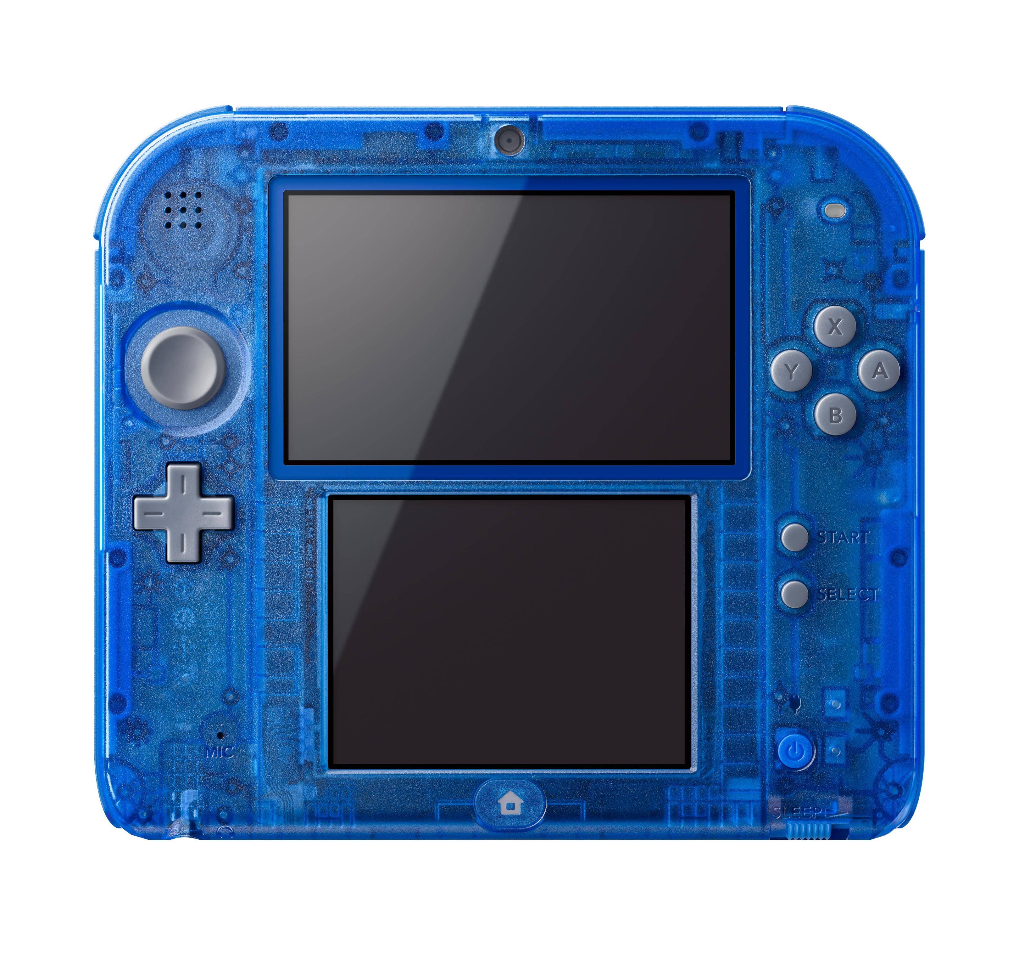 Here’s A Closer Look At The Red & Blue Transparent 2DS - My Nintendo News