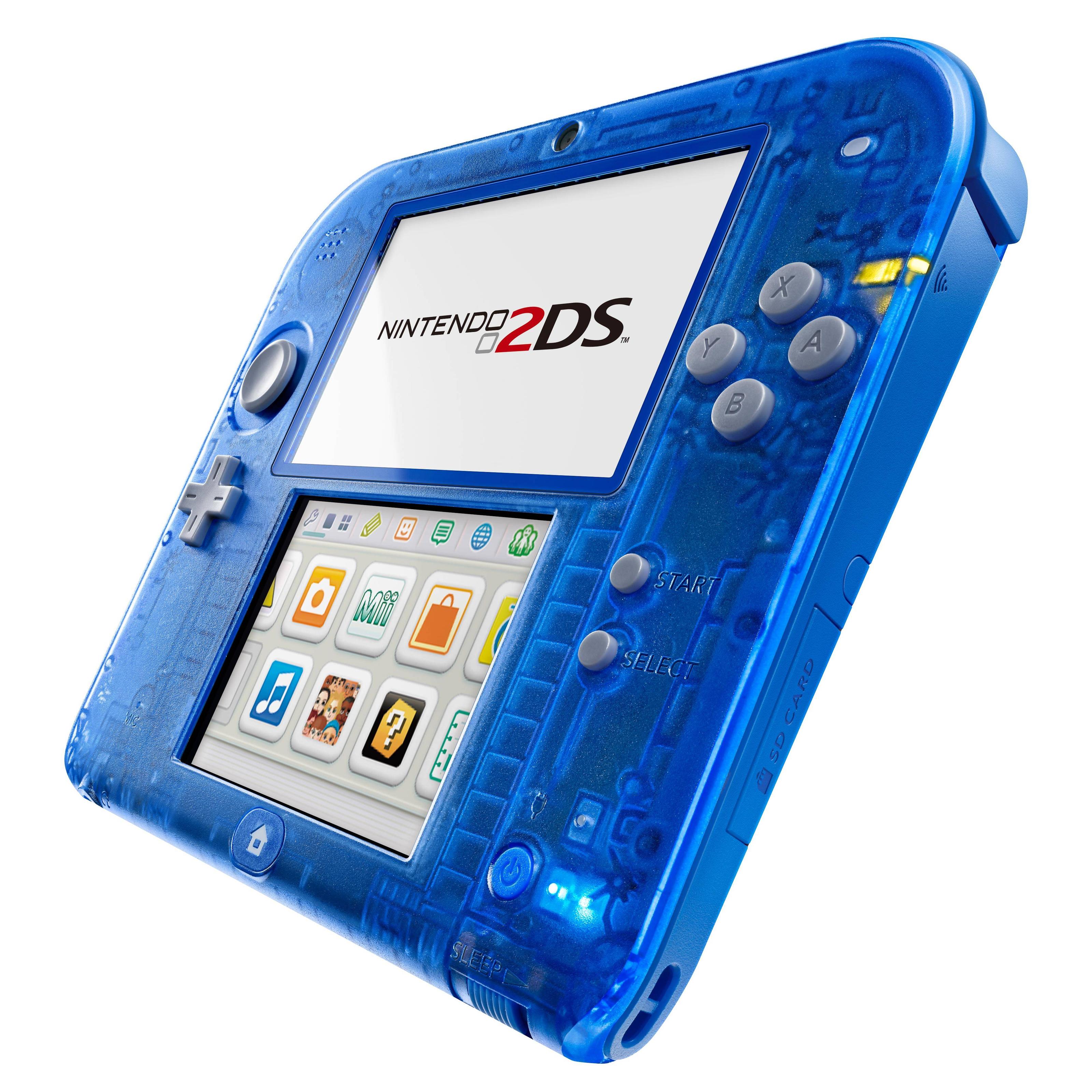 Here’s A Closer Look At The Red & Blue Transparent 2DS - My Nintendo News