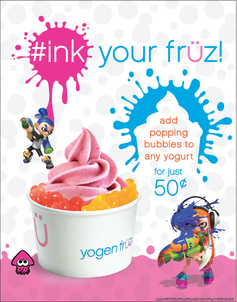 Nintendo Of Canada Celebrating A Splatoon Summer With Ink-spired Yogurt ...