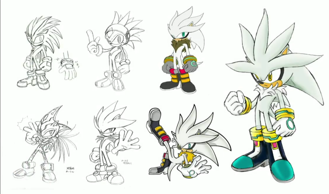 Sonic & Friends Concept Art Through The Ages Shown At 25th Anniversary ...