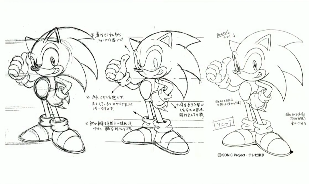 Sonic & Friends Concept Art Through The Ages Shown At 25th Anniversary ...