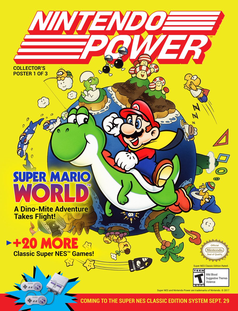 Nintendo Of America Shows Three Nintendo Power Covers Celebrating SNES ...
