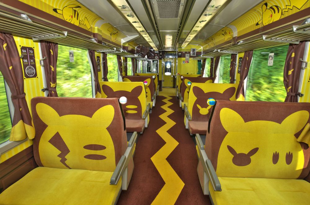 Japan: Take A Look At This Awesome Pikachu-Themed Train - My Nintendo News