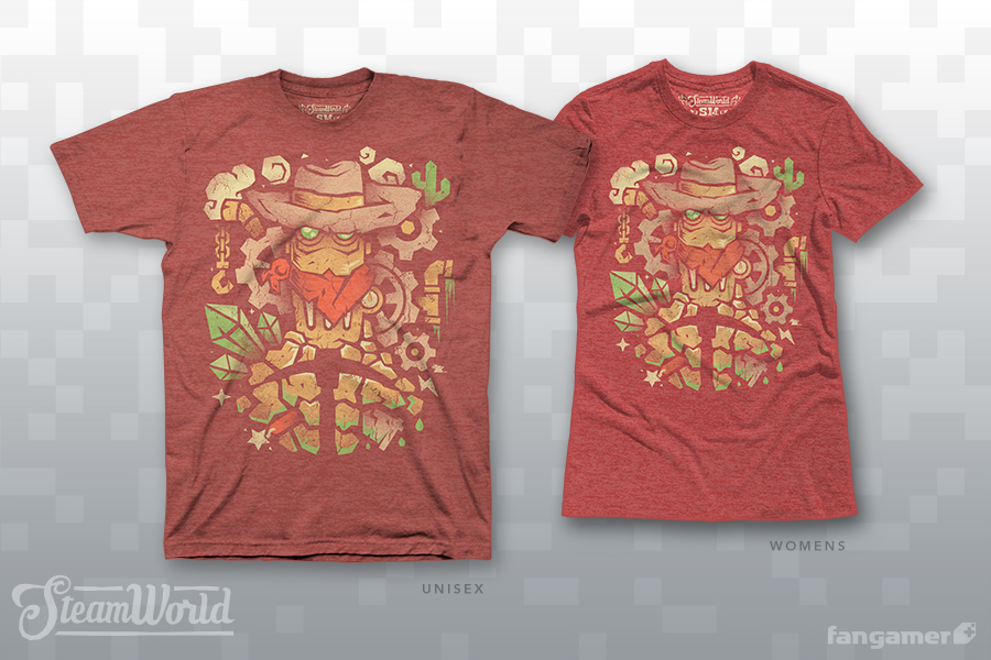 The Official SteamWorld T-shirts Are Finally Here - My Nintendo News