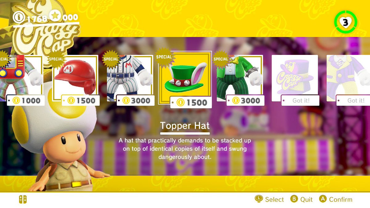 You Can Now Get The Topper Hat & Topper Suit In Super Mario Odyssey ...